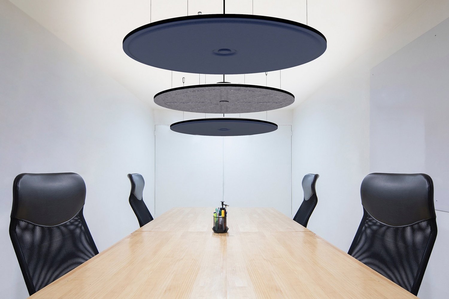 Waffle Pendant Uplit Acoustic Light | Luxxbox