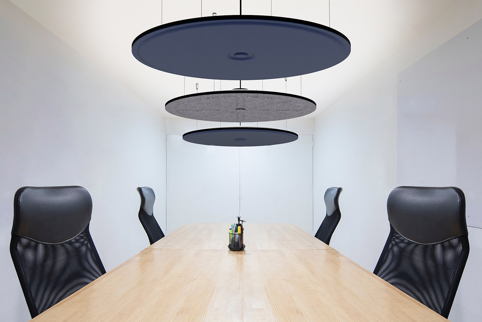 Waffle Pendant Uplit Acoustic Light | Luxxbox